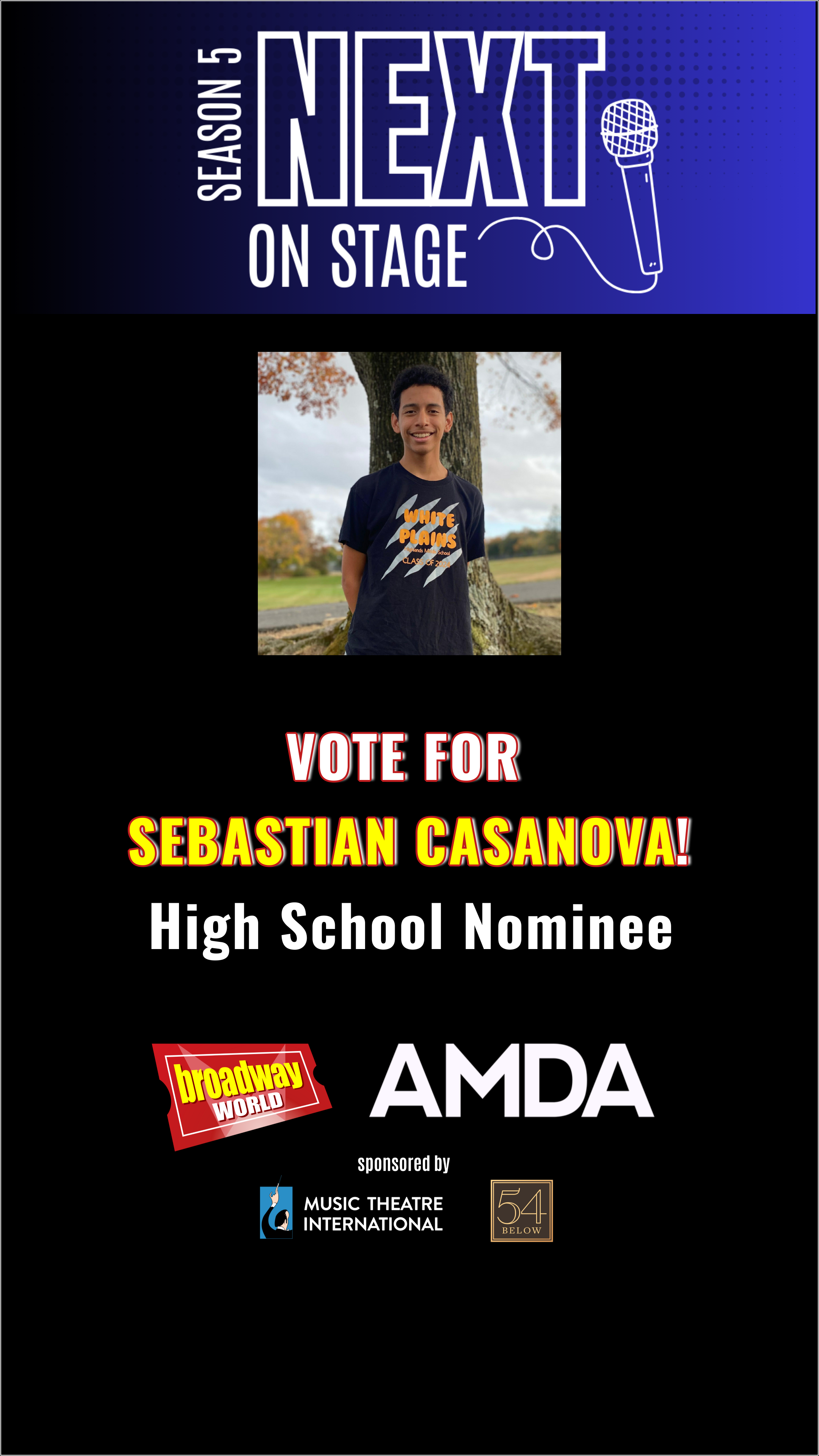 Sebastian Casanova - Lifeboat BroadwayWorld's Next on Stage