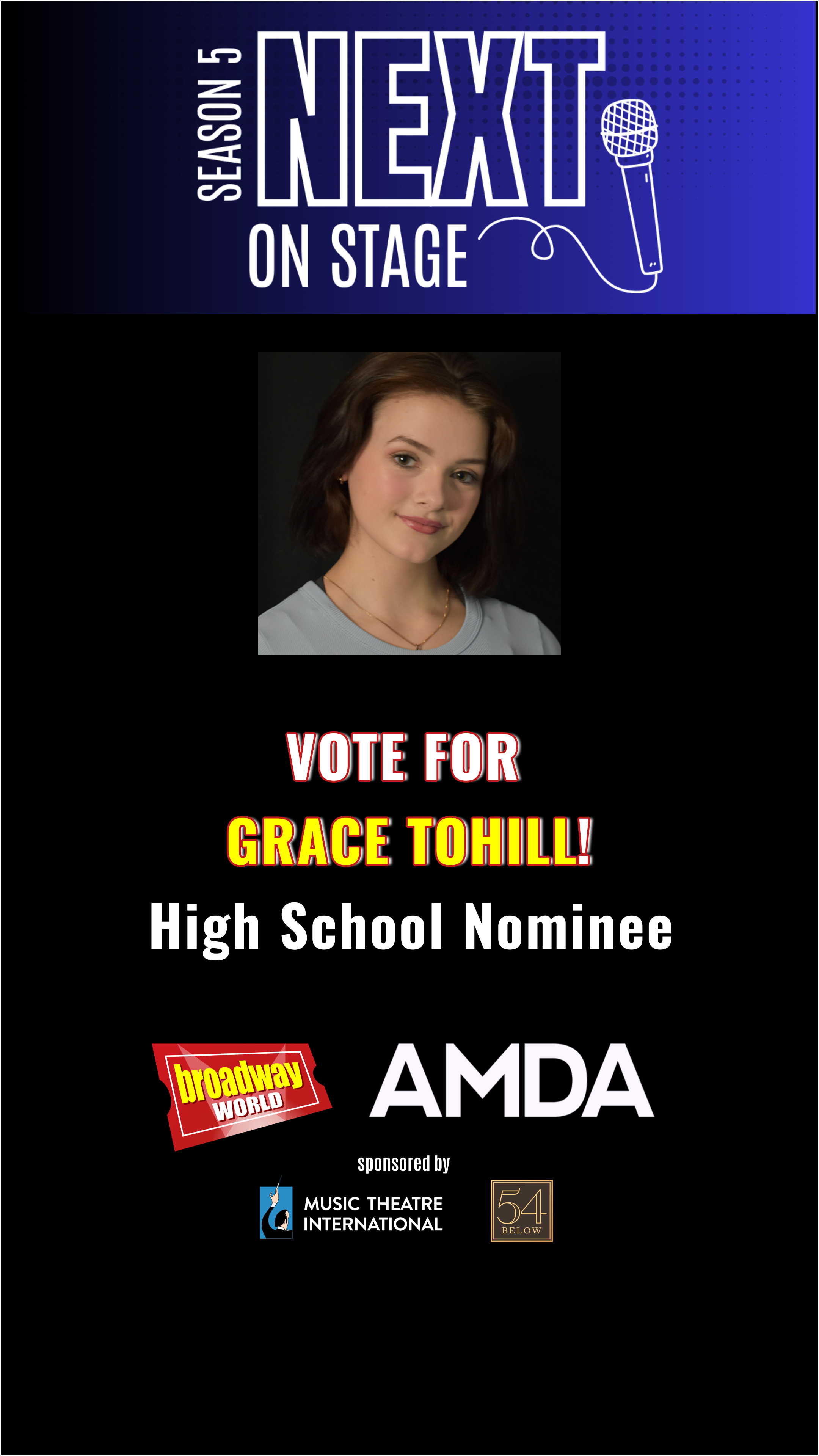 Grace Tohill - What's Gonna Happen BroadwayWorld's Next on Stage