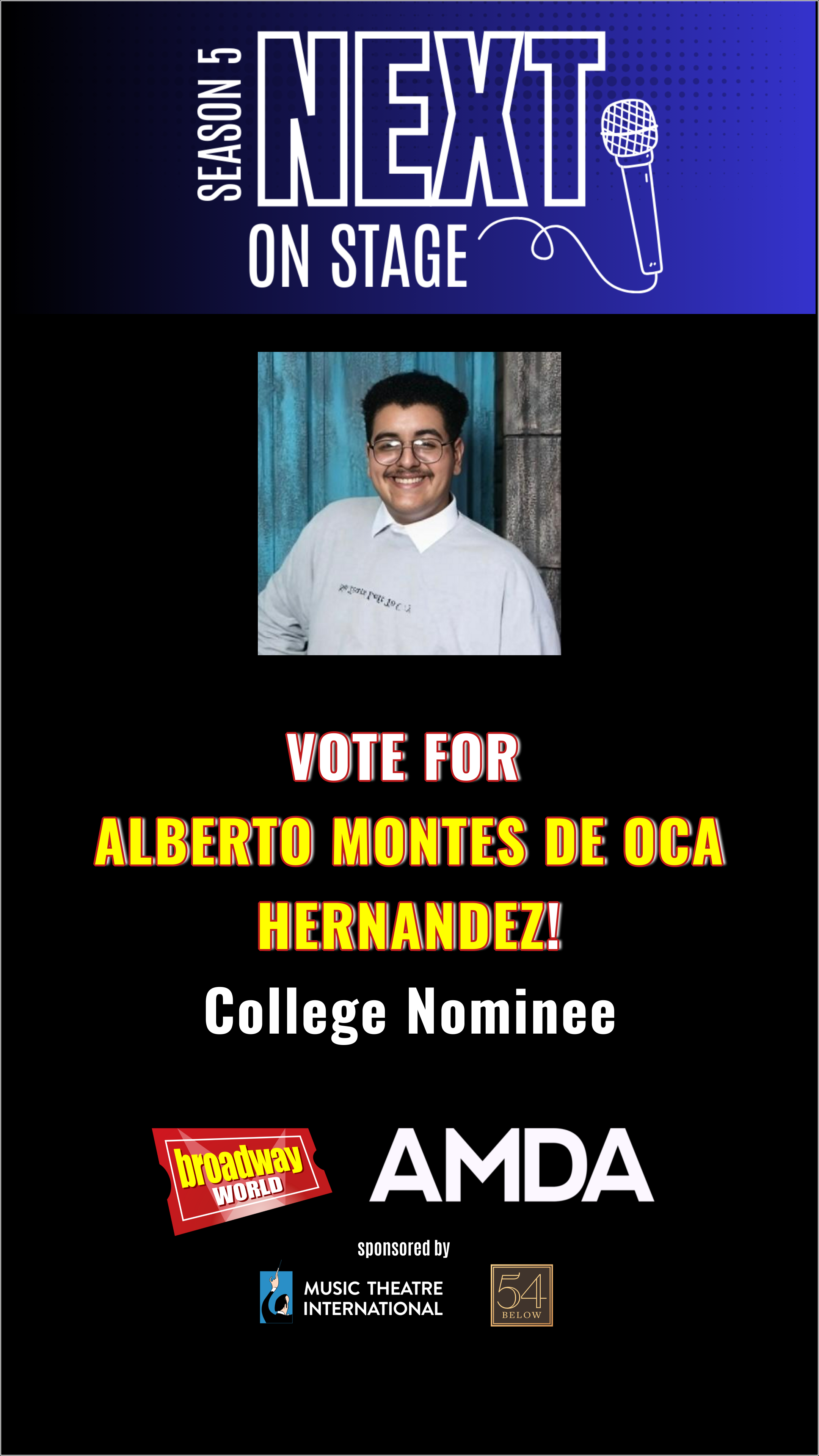 Alberto Montes de Oca Hernandez - Dancing Through Life BroadwayWorld's ...