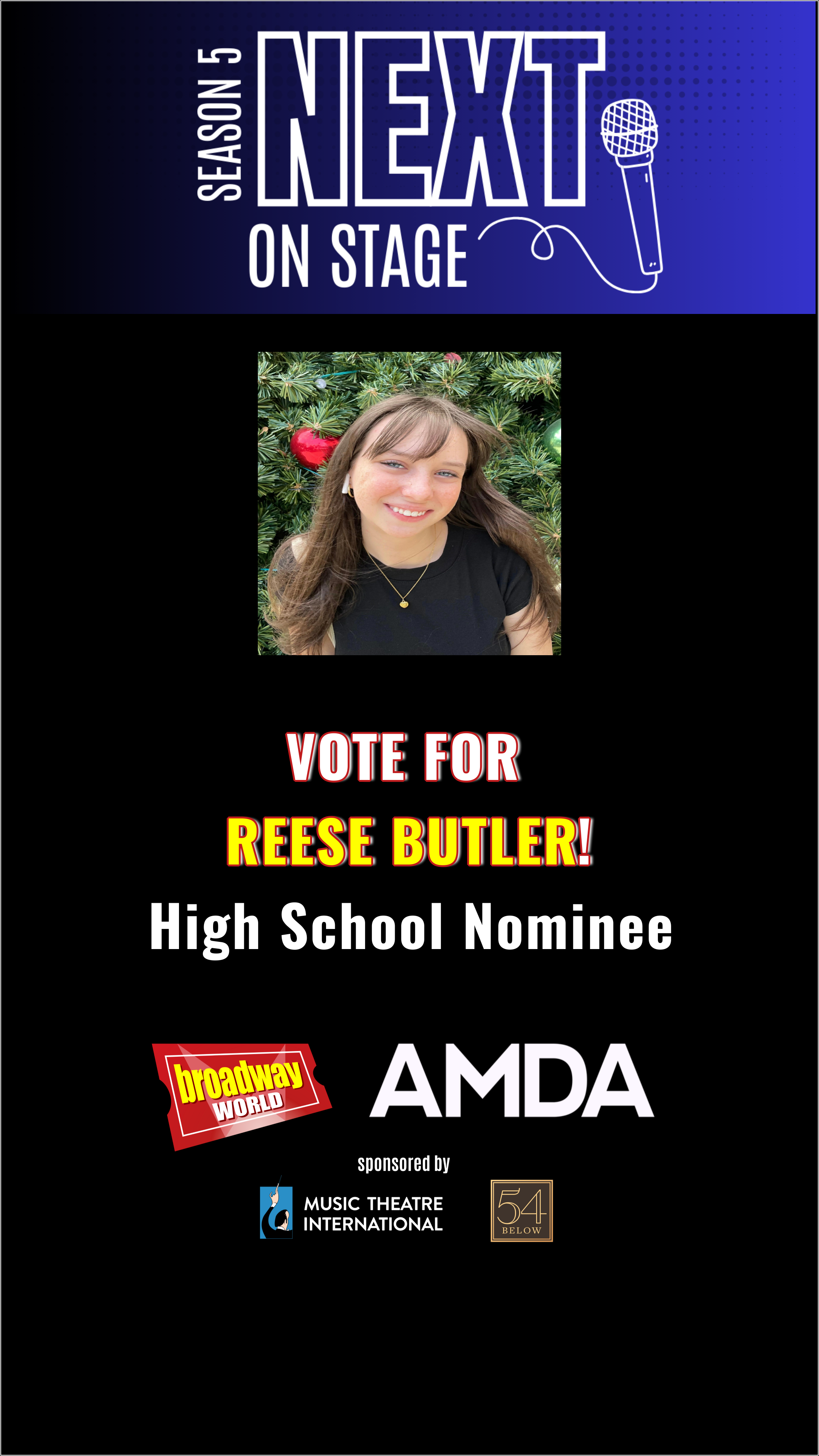 Reese Butler - Astonishing BroadwayWorld's Next on Stage