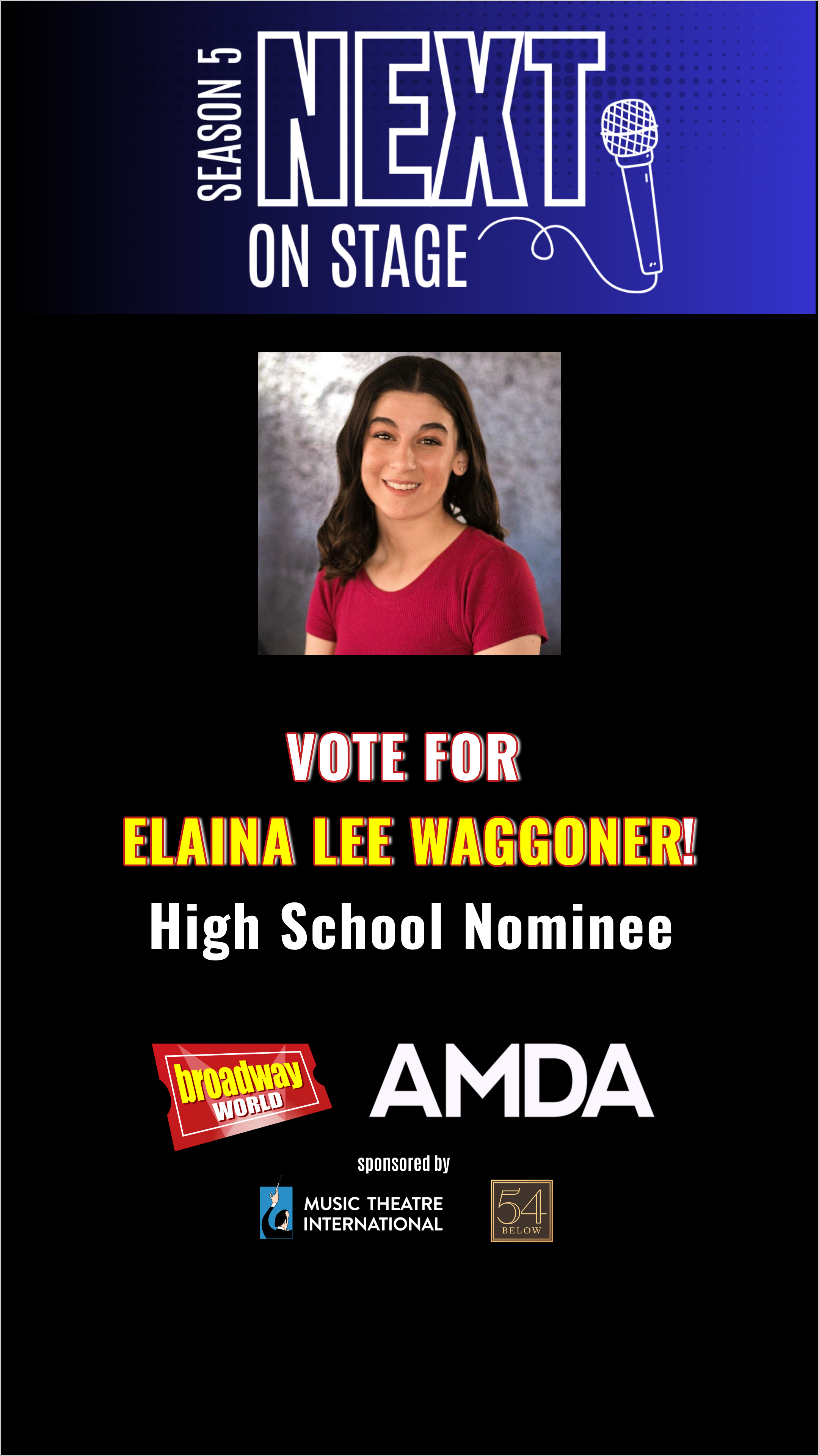 Elaina Lee Waggoner - It Might As Well Be Spring BroadwayWorld's Next ...