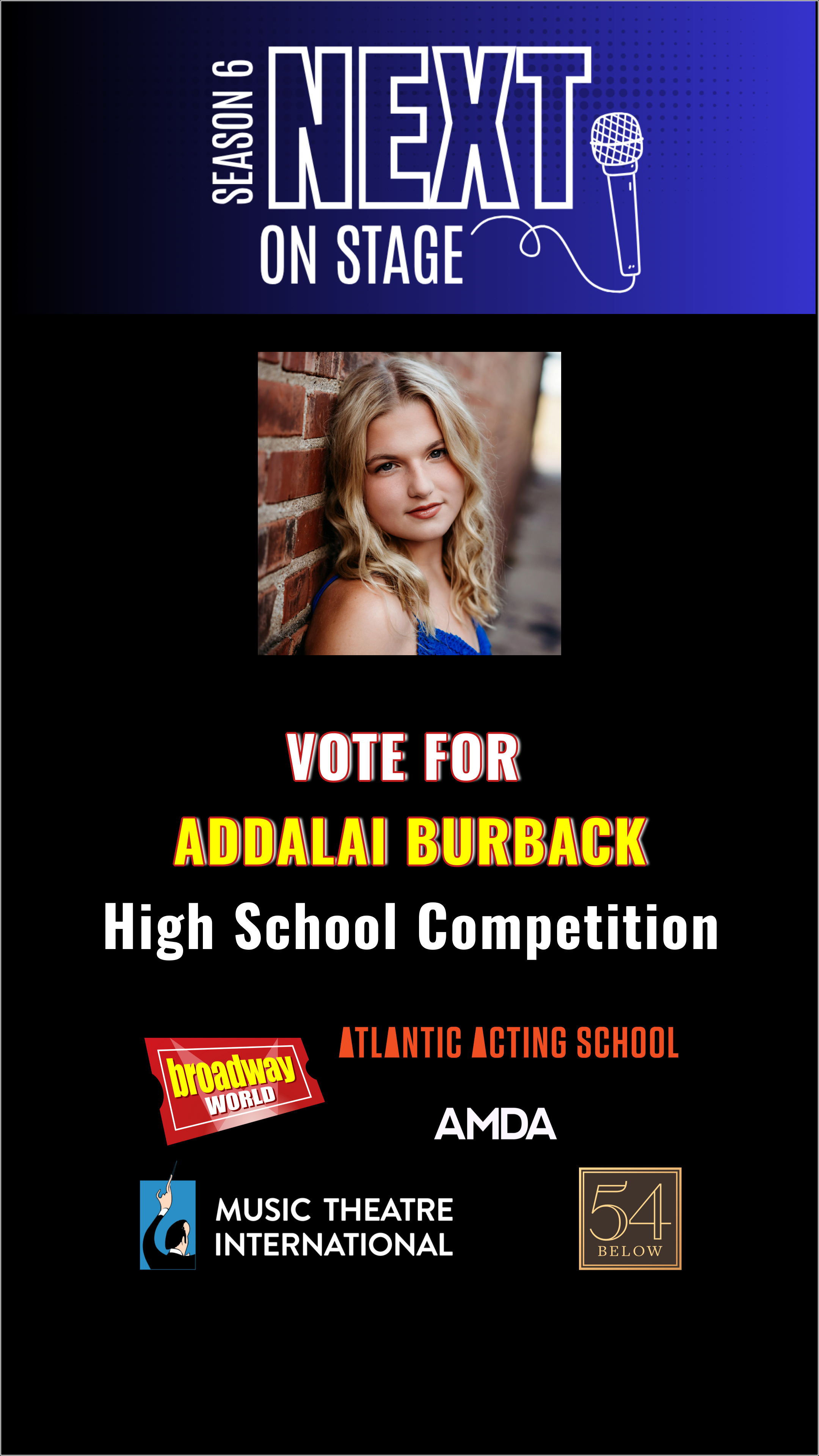 Addalai Burback - Shy BroadwayWorld's Next on Stage