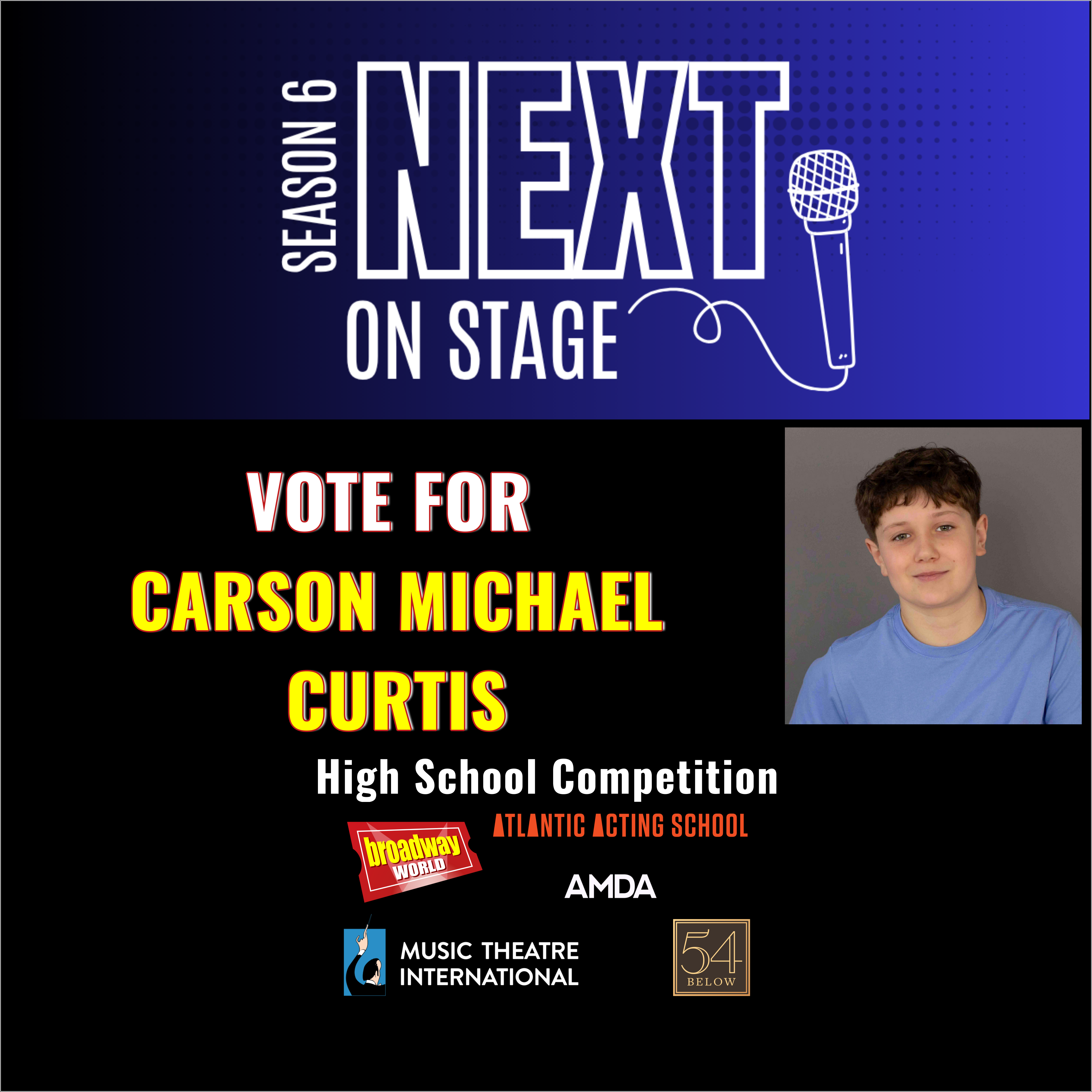 Carson Michael Curtis - Not While I’m Around BroadwayWorld's Next on Stage