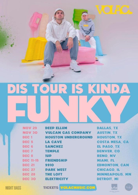 VOLAC Announces 'Funky' North American Tour, Mix & EP