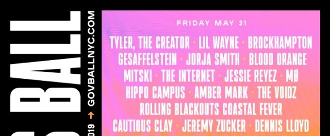 Governors Ball Announces 2019 Performance Schedule