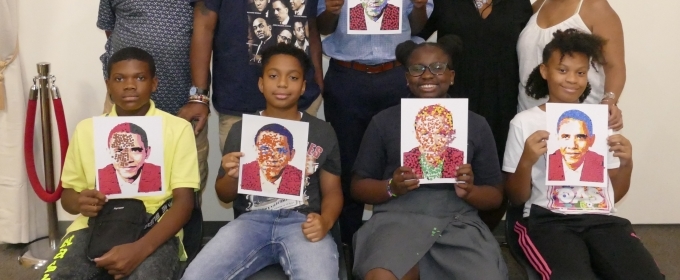 Artist Lennox Commissiong Teaches Harlem Youth To Create Barack Obama ...