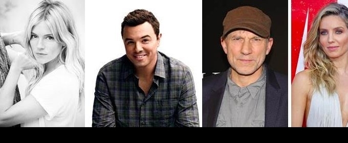 Sienna Miller, Seth MacFarlane, Simon McBurney, and Annabelle Wallis ...