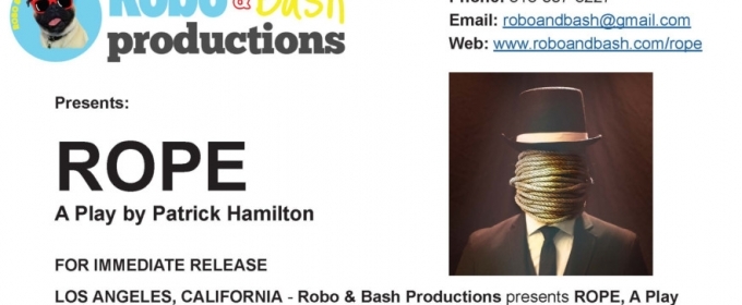 ROPE A Play By Patrick Hamilton Comes to Avery Schreiber Playhouse