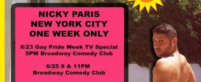 Comedian Nicky Paris Sets NYC Ablaze with Newly Announced Stand Up Dates
