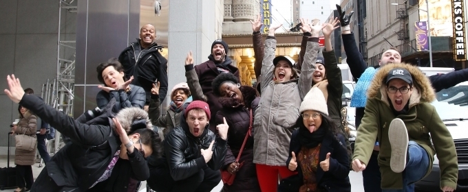 Photos: The BE MORE CHILL Gang Sees Their Brand New Marquee At the Lyceum!