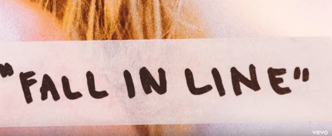 VIDEO: Christina Aguilera Releases FALL IN LINE Lyric Video Feat. Demi ...