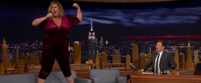 VIDEO: Bridget Everett Performs 'The Climb' on The Tonight Show ...