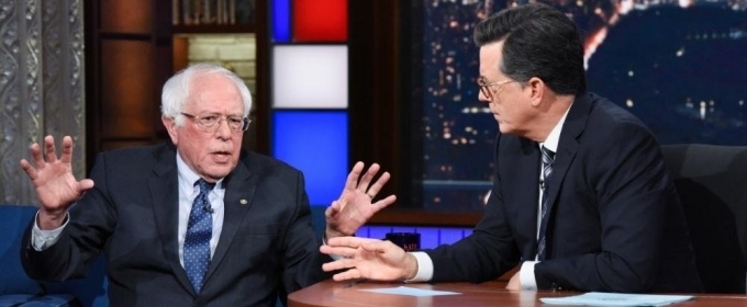 THE LATE SHOW Featuring Guest Bernie Sanders Sees Highest Ratings in ...