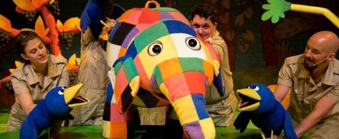 ELMER THE PATCHWORK ELEPHANT Brings Colour to Town