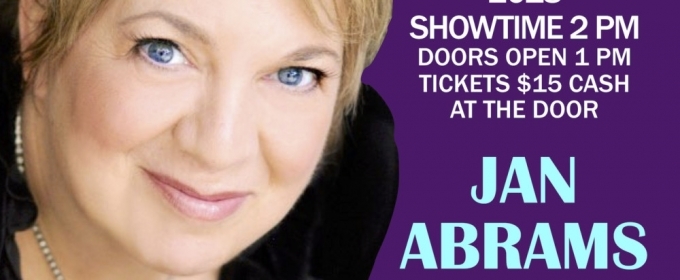 Jan Abrams Will Perform Veterans Day Show 'I'll Be Seeing You'