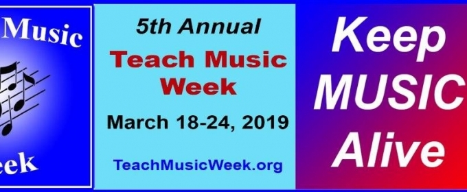 Keep Music Alive Announces 5th Annual Teach Music Week