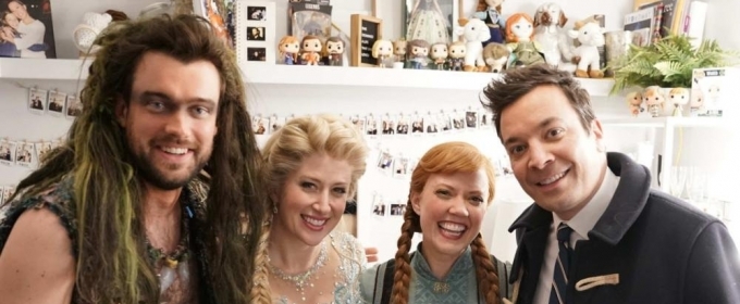 Photos: Jimmy Fallon and Jack Whitehall Backstage At FROZEN