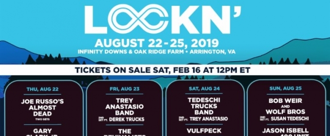 LOCKN' Festival Announces 2019 Lineup