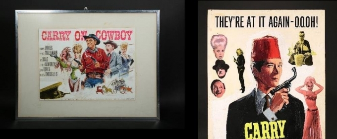 CARRY ON Posters & Original Artwork to be Sold in UK Auction