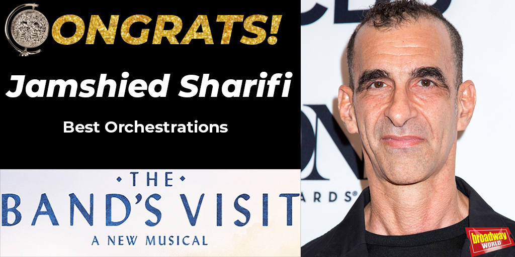 THE BAND'S VISIT's Jamshied Sharifi Wins 2018 Tony Award for Best ...