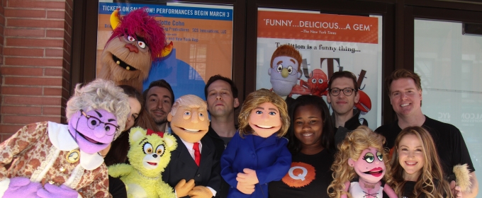 Photos: AVENUE Q's Puppet Trump & Puppet Hillary Debate Puppet Rights ...