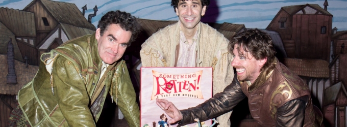 Photos: SOMETHING ROTTEN! Cast Celebrates 100 Performances on Broadway!