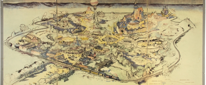 Rare, Hand-Drawn Map of DisneyLand Up for Auction
