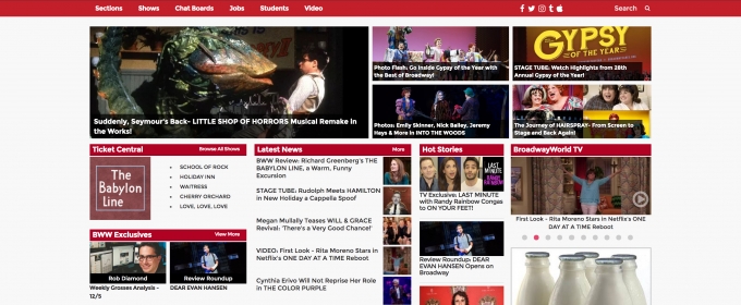 Presenting the New and Improved BroadwayWorld.com
