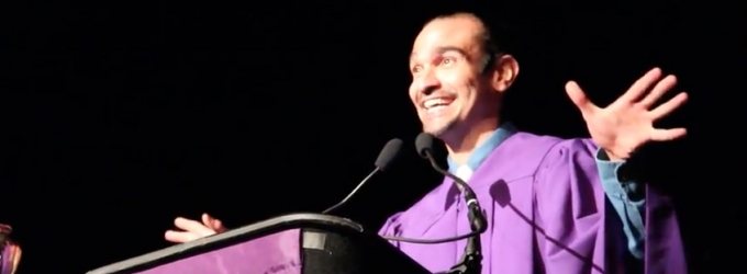 VIDEO: HAMILTON's Javier Munoz Speaks for NYU's 2016 Presidential Welcome