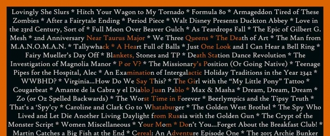 Smattering X - 9 Plays Created in 24 Hours to Benefit Local Area Teachers