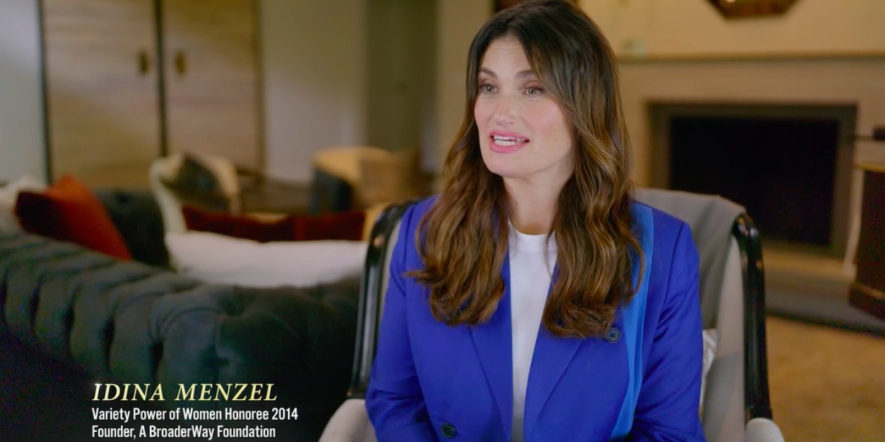VIDEO: Idina Menzel Talks A BroaderWay Foundation on Lifetime & Variety ...
