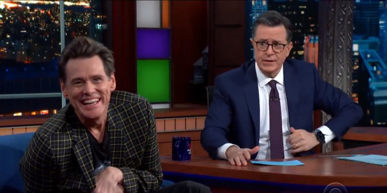 VIDEO: Jim Carrey Talks About His Paintings on THE LATE SHOW WITH ...