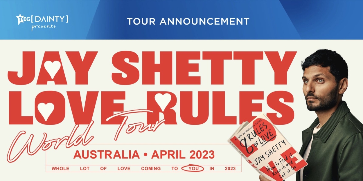 Jay Shetty, Bestselling Author & Podcast Host, Is Coming To Australia ...