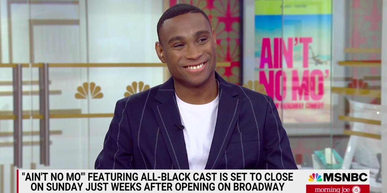 VIDEO: Jordan E. Cooper Urges Audiences to See AIN'T NO MO' on MORNING JOE