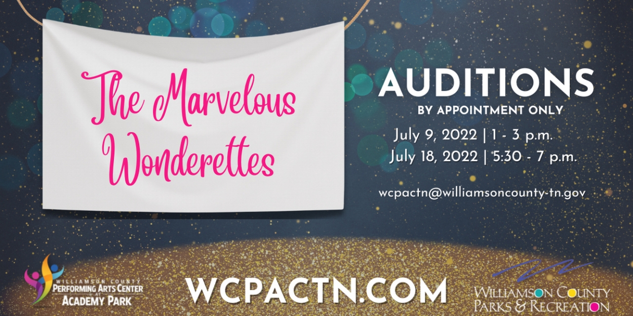 Auditions Announced for THE MARVELOUS WONDERETTES at The Williamson ...
