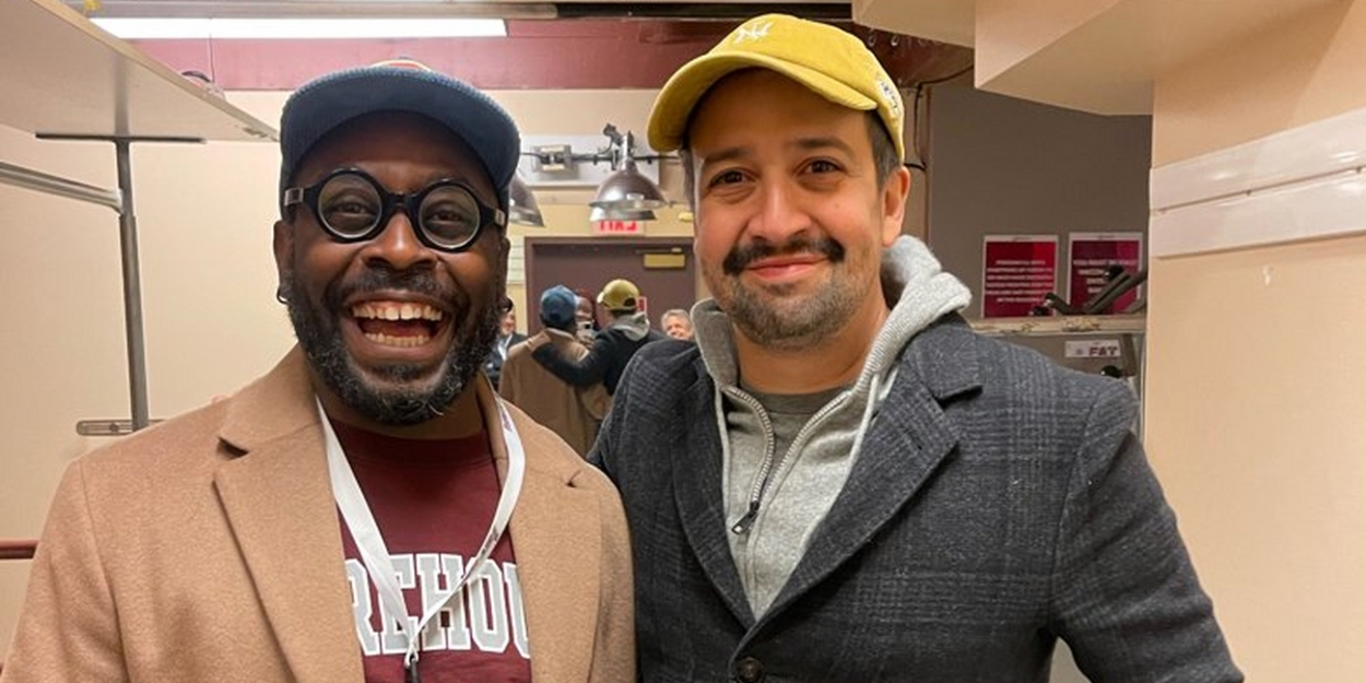 Photos: Lin-Manuel Miranda Visits FAT HAM on Broadway