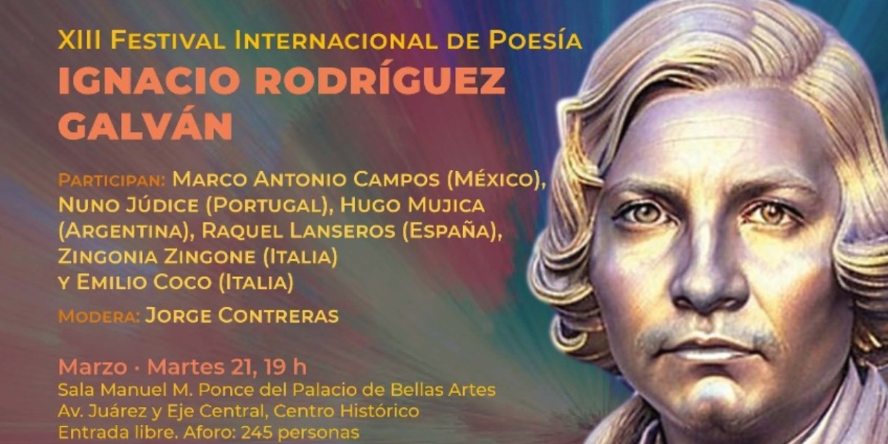 El Inbal Celebrará El Día Mundial De La Poesía Con El XIII Festival ...