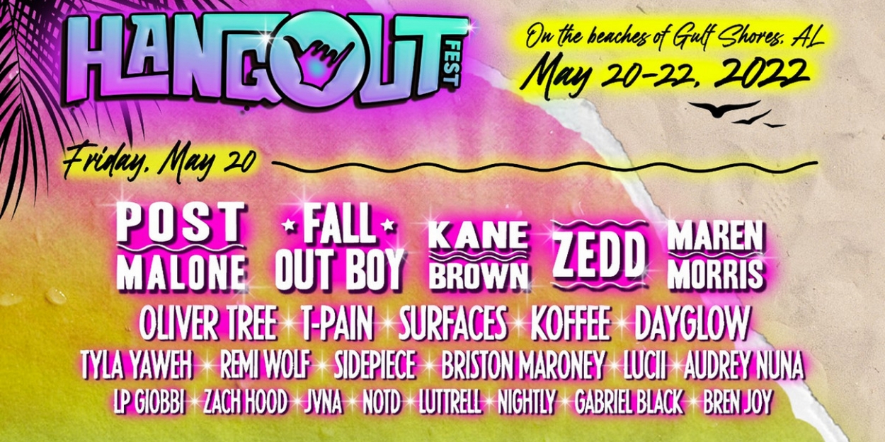 Hangout Music Festival Announces 2022 Lineup With Post Malone, Tame ...