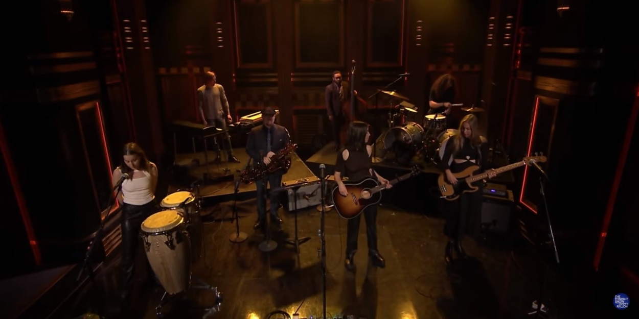 VIDEO: HAIM Performs 'Summer Girl' on THE TONIGHT SHOW WITH JIMMY FALLON