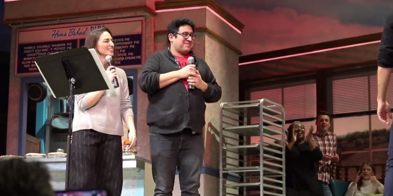 VIDEO: Surprise Proposal at Final WAITRESS Cast Album Karaoke