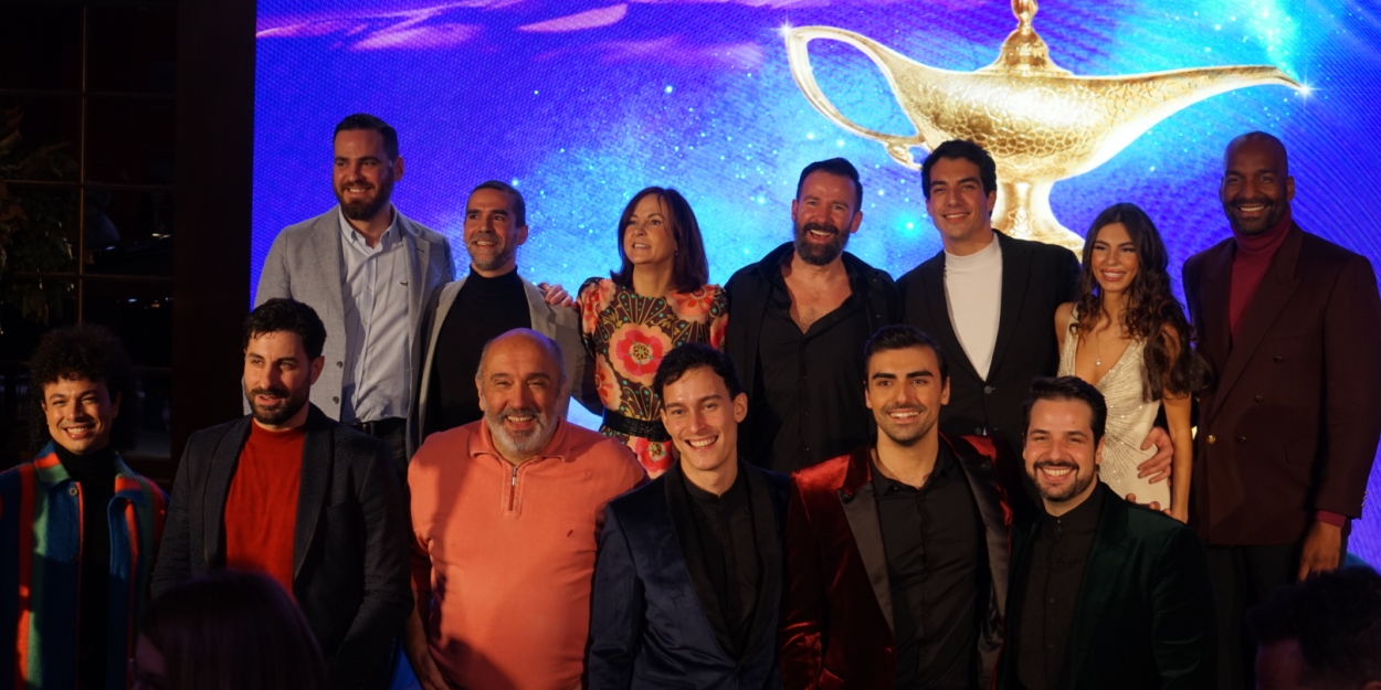 Photos: El reparto de ALADDIN se presenta en el Teatro Real de Madrid
