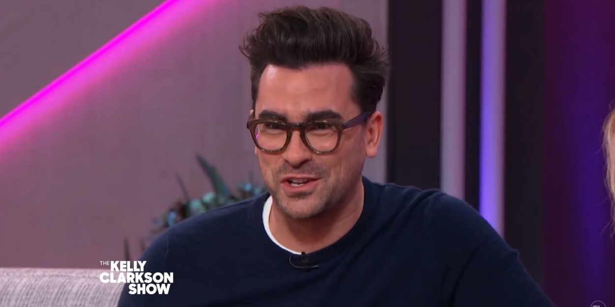 VIDEO: Dan Levy Watches His Old Interview With Kelly Clarkson
