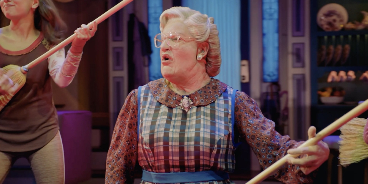 Video: First Look at All New Footage From MRS. DOUBTFIRE in London