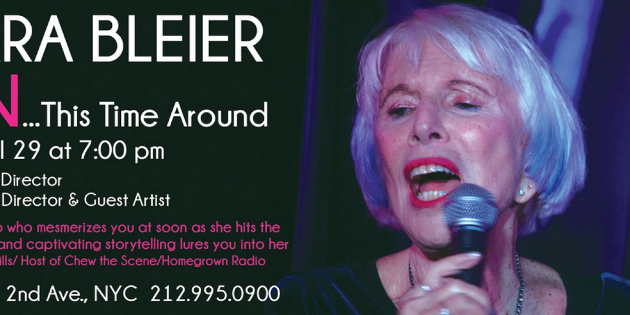 Barbara Bleier, Returns To Pangea In Solo Debut ON MY OWN...THIS TIME ...