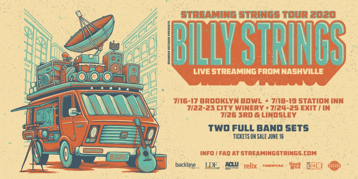 Billy Strings Announces Streaming Strings 2020 Tour