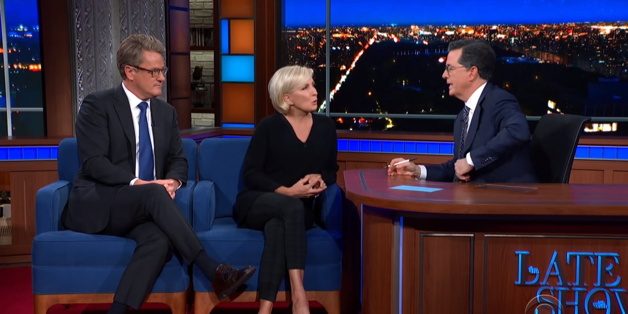 VIDEO: Watch Joe & Mika Interviewed on THE LATE SHOW WITH STEPHEN COLBERT
