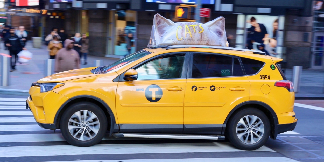 PHOTO: CATS Film Takes To The New York Streets With Cat Ear Taxi Toppers