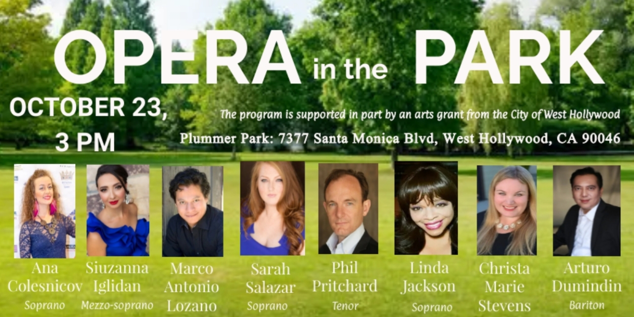 OPERA IN THE PARK is Coming to Plummer Park in West Hollywood
