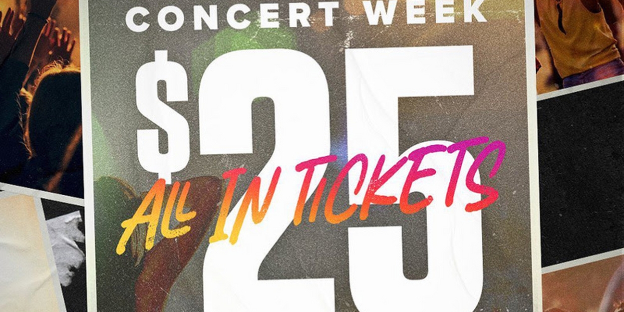 Concert Week Is Here - Get $25 Tickets To See Some Of Your Favourite ...
