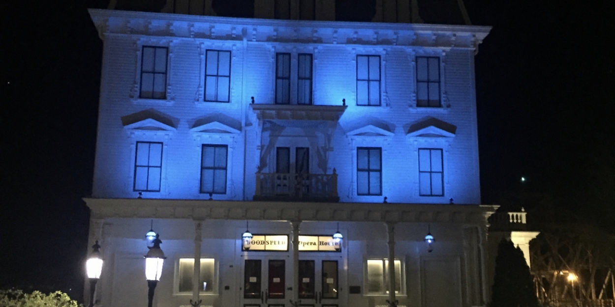 Goodspeed Opera House Illuminated As Message Of Thanks